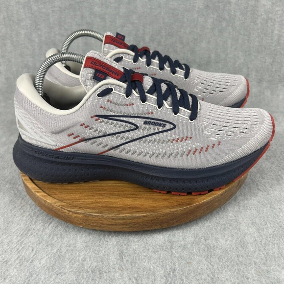 Brooks | Shoes | Brooks Glycerin 9 Mens 9 Gray Blue Running Shoes ...